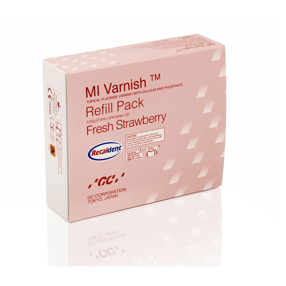 GC-900747 - GC MI Varnish - Strawberry Pack - 0.4ml Unit dose, 35-Pack ...