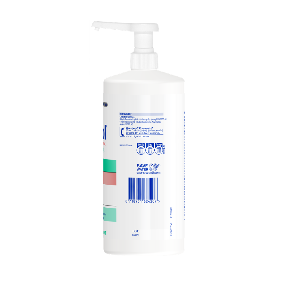 Colgate Savacol - Preoperative Antiseptic Mouth and Throat Rinse - Mint ...
