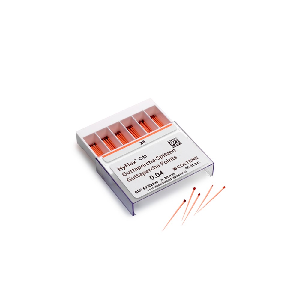 Roeko HyFlex CM Gutta Percha Points - 30/.04, 60-Pack | GP Points ...