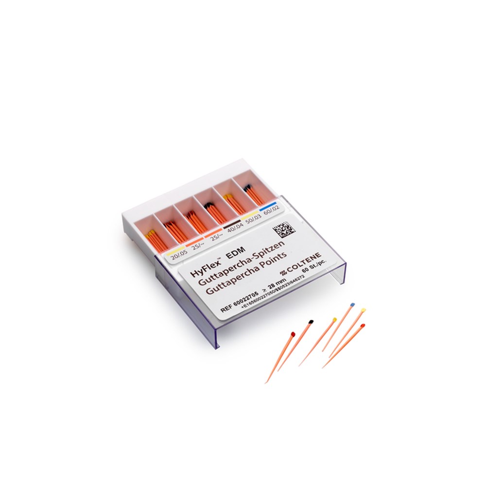 RO-60022709 - Roeko HyFlex EDM Gutta Percha Points - 50/.03, 60-Pack ...