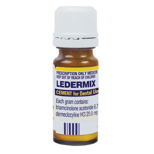 Ledermix Cement Powder - 3g | Medicaments & Solutions - Henry Schein ...
