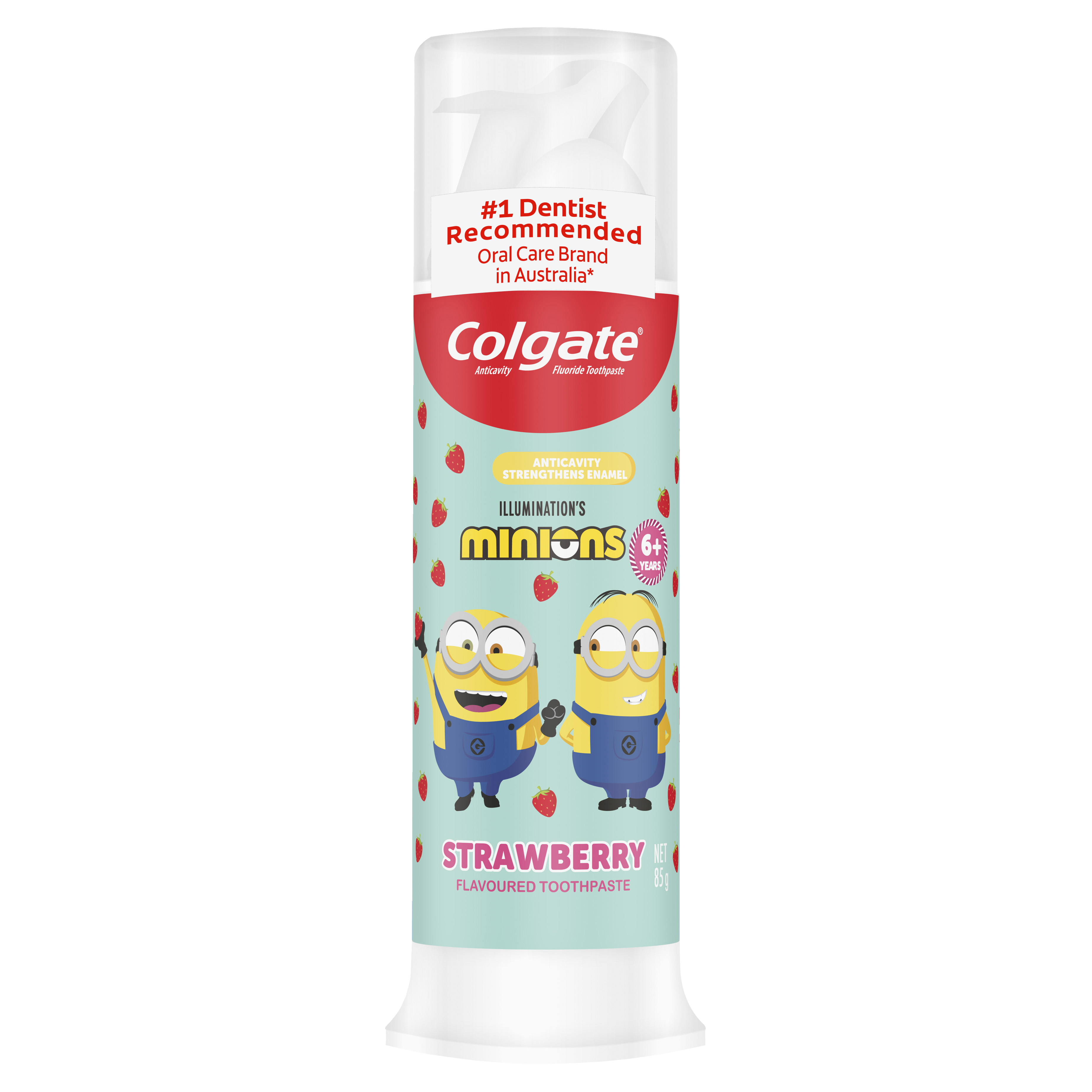 Colgate kids Minions Pump Strawberry Toothpaste 85g X 6 - Henry Schein ...
