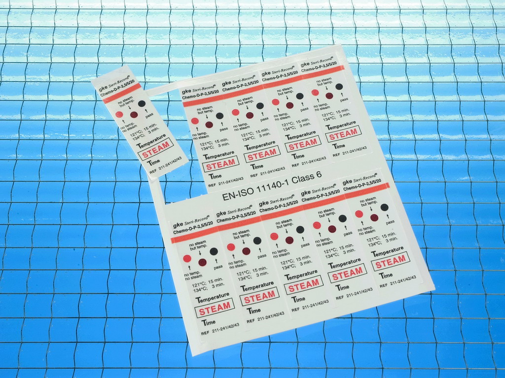 GK-211-242 - GKE INDICATORS Chemic Class 6 Emulating Packaging box of ...