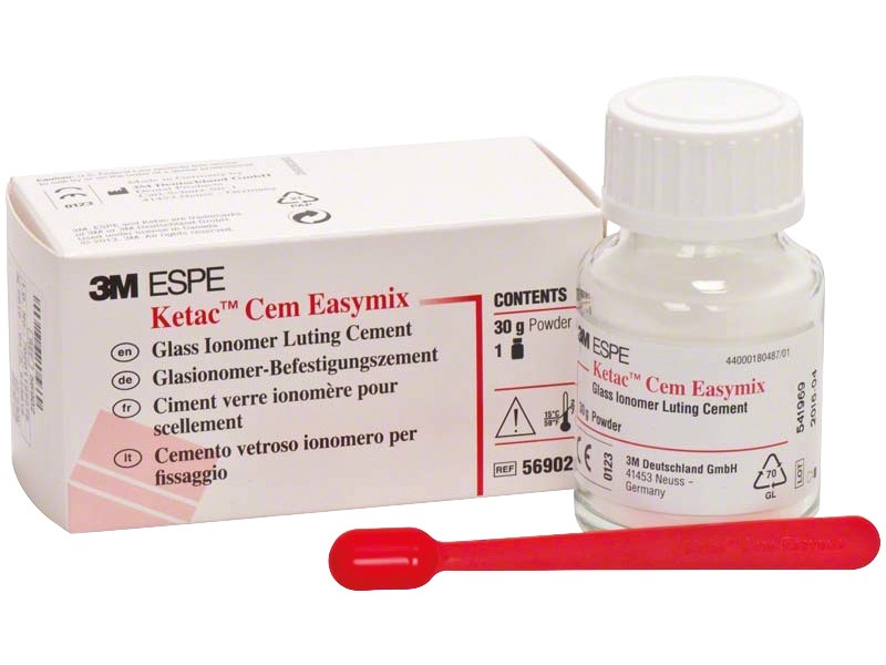 3M Ketac Cem - EASEMIX - Powder - 30g Bottle | Glass Ionomer Cements ...