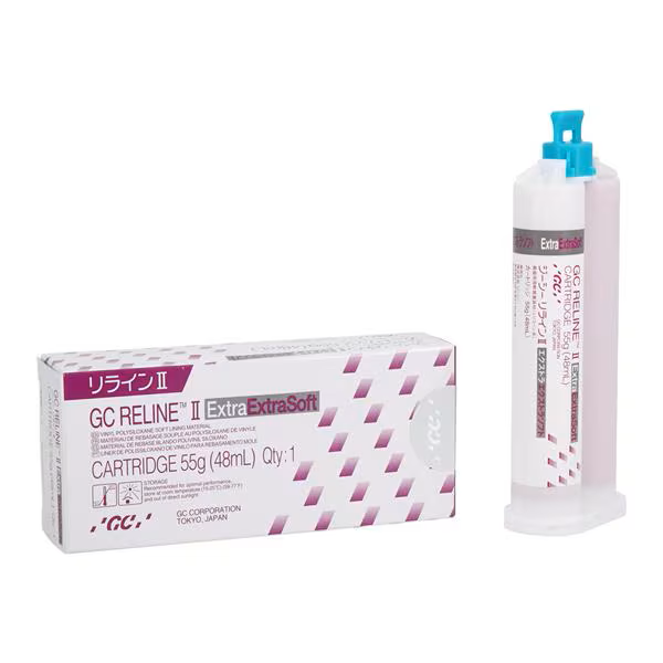 GC RELINE II - Silicone-Based Relining Material - Extra Soft Refill ...