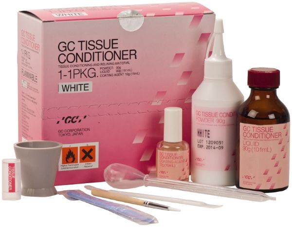 GC TISSUE CONDITIONER - 1-1 Pack - White | Reline, Soft Liners ...