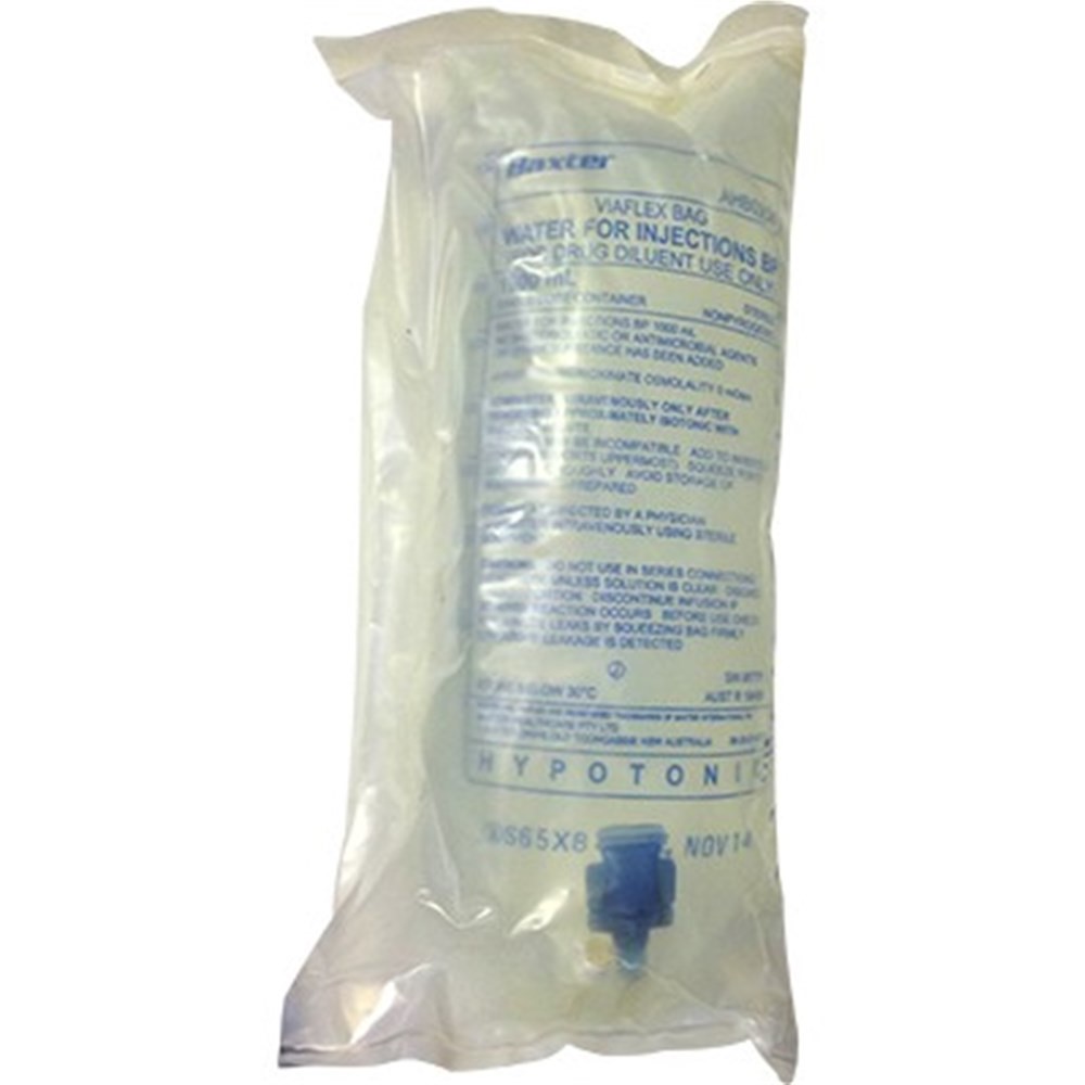 Henry Schein Sterile Water for Injection, 1000ml Bag | Surgical ...