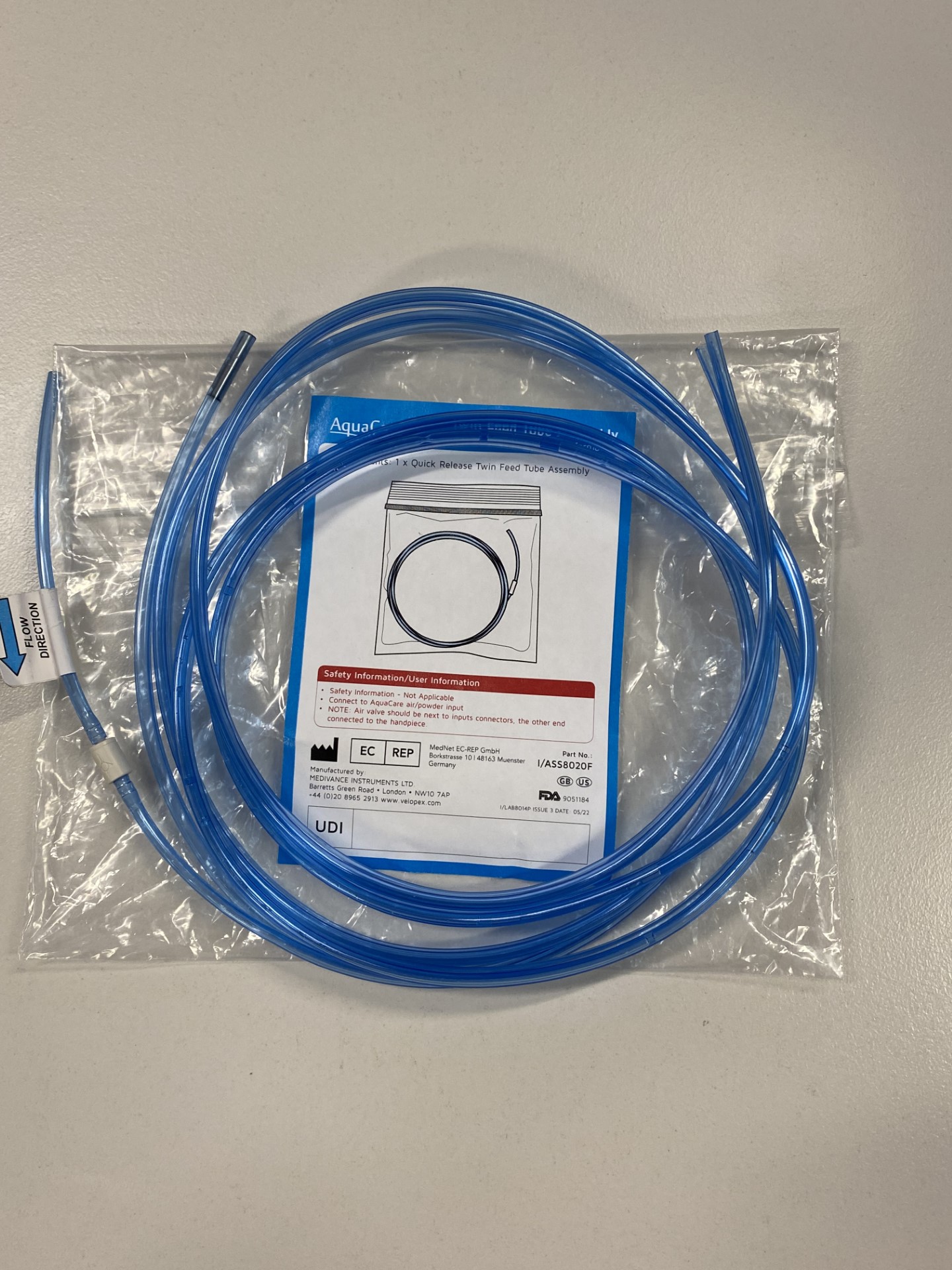 Twin Feed Tube Assembly | Air Motors & Accessories - Henry Schein ...