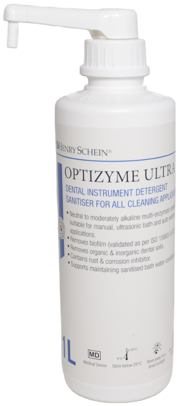 Henry Schein Optizyme Ultra D - Dental Instrument Detergent - 1 Litre ...