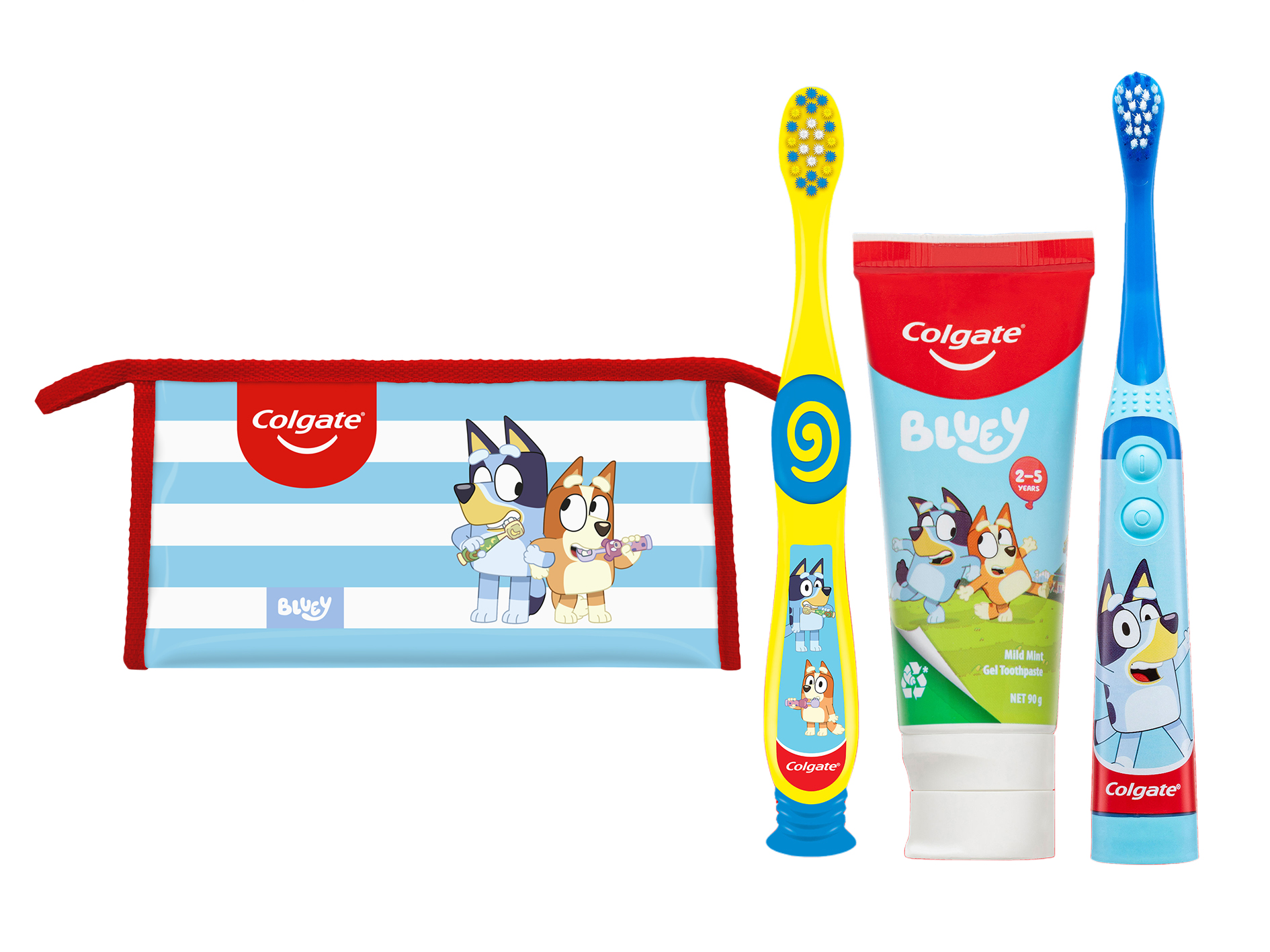 Colgate Bluey Packs X8 each contains 2X TBs & 1X TP | Manual Brushes ...