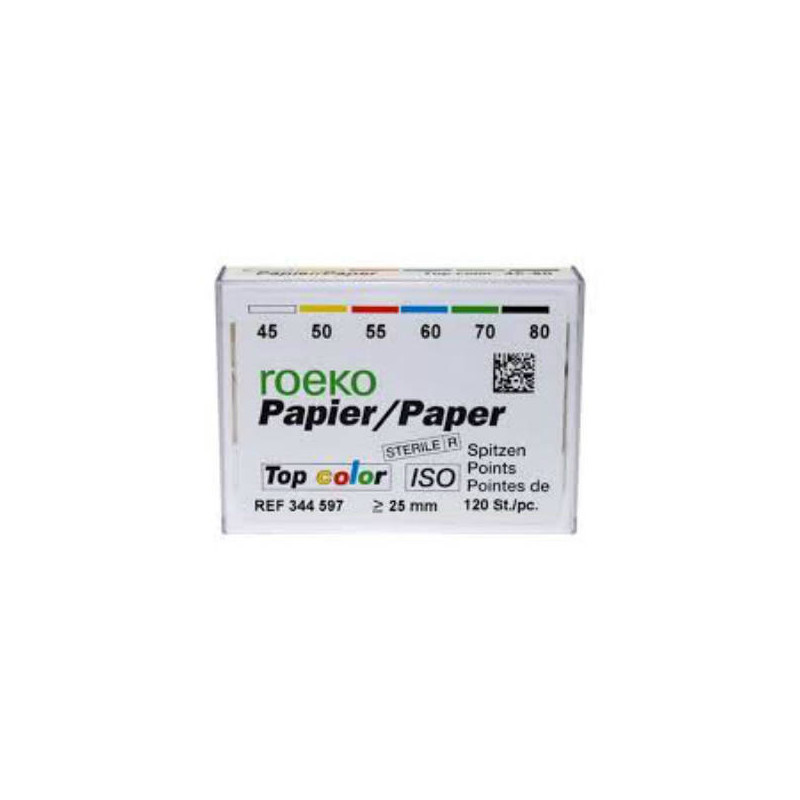 ROEKO Paper Points Assorted 45-80 Drawer Box of 120 White Points ...