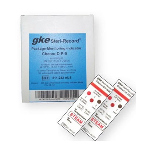 GK-211-242 - GKE INDICATORS Chemic Class 6 Emulating Packaging box of ...
