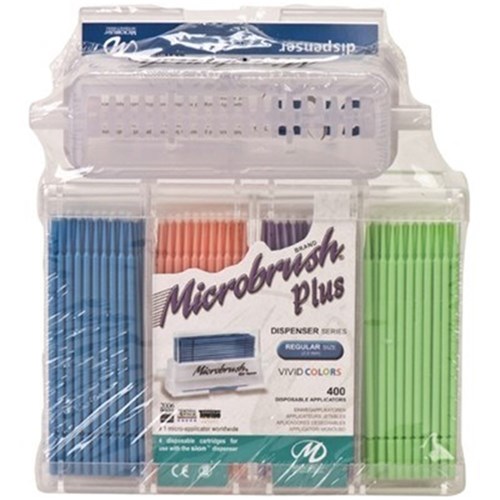 Mb Mpr400a Microbrush Plus Dispenser Refills Regular Assorted X 400