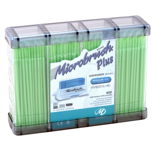 MB-MPR400GR - Microbrush PLUS Refills Regular Green Pack of 400 - Henry ...