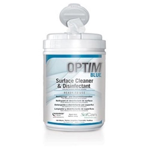 SCI-OPTAZBLUE-12 - OPTIM Blue Wipes Cleaning and Disinfecting Tub ...