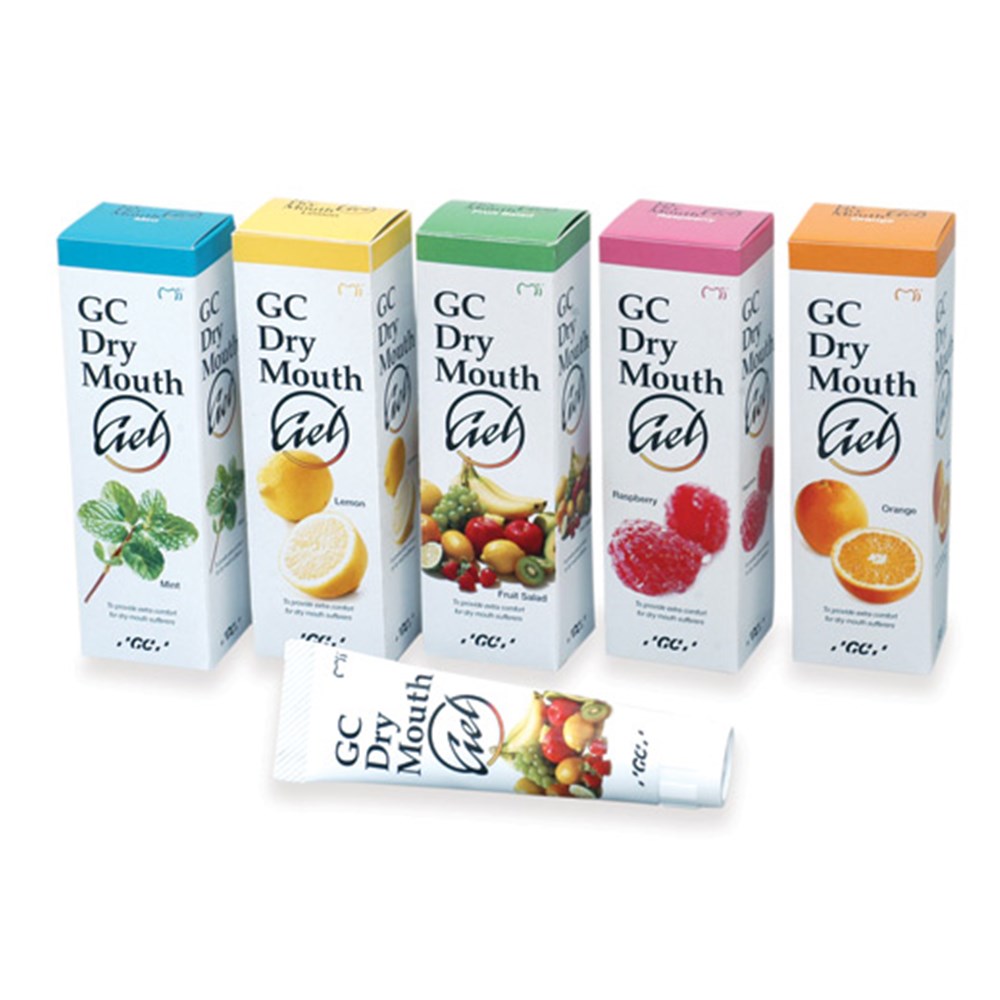 GC-DRYMOUTHGEL - DRY MOUTH Gel 10 tubes 2 of Orange Rberry Mint FruitS ...