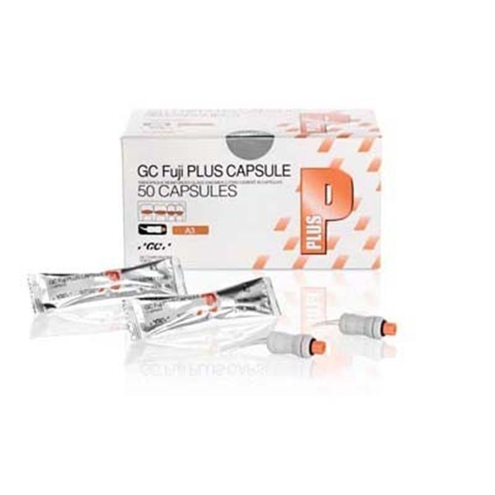 GC-FUJIPLUSCAP - FUJI PLUS Capsules Yellow Box of 50 Luting Cement ...