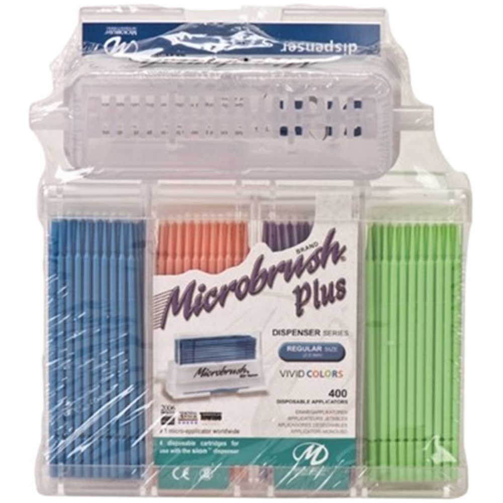 Mb Mpr400a Microbrush Plus Dispenser Refills Regular Assorted X 400